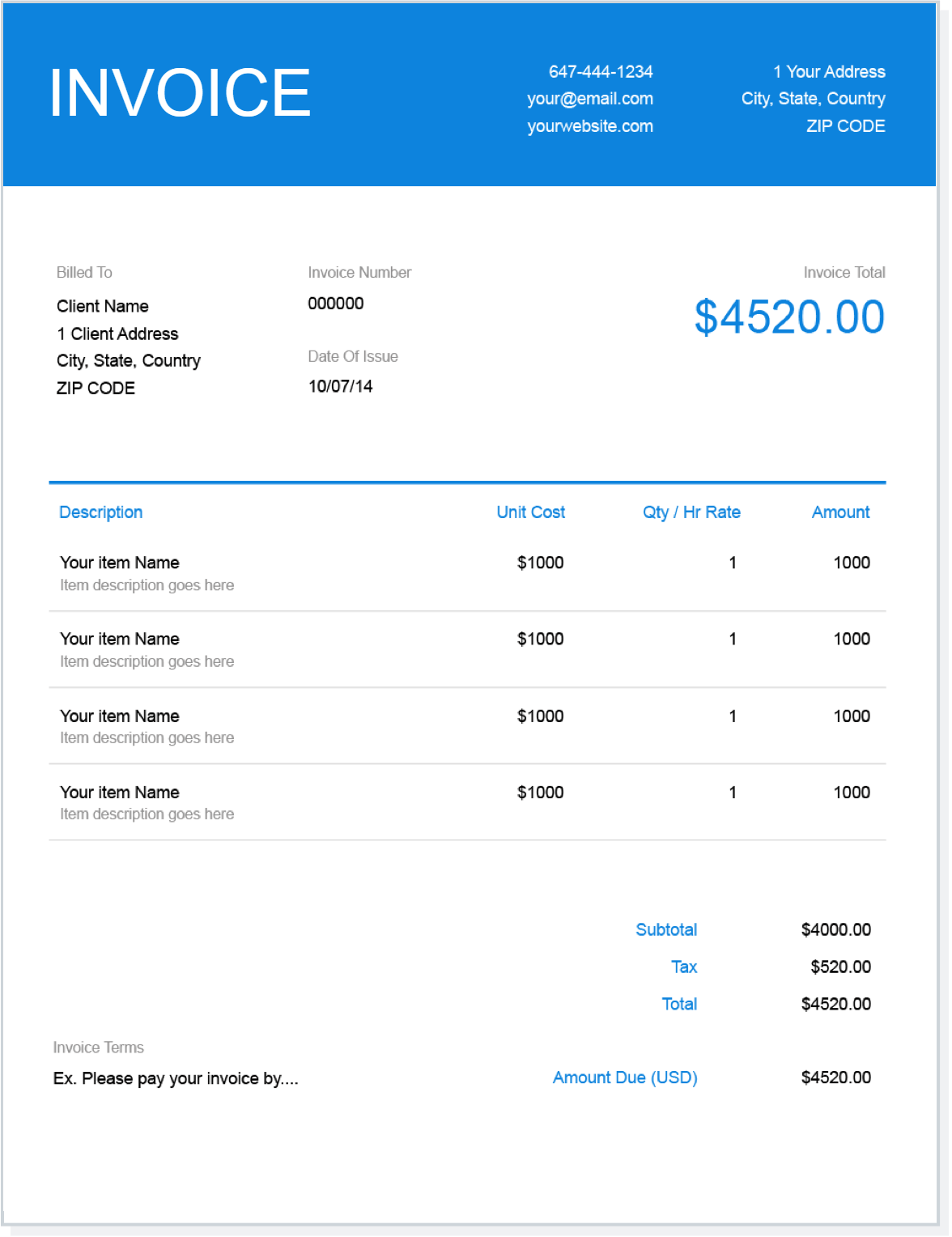 How To Make An Invoice In Word A Small Business Guide